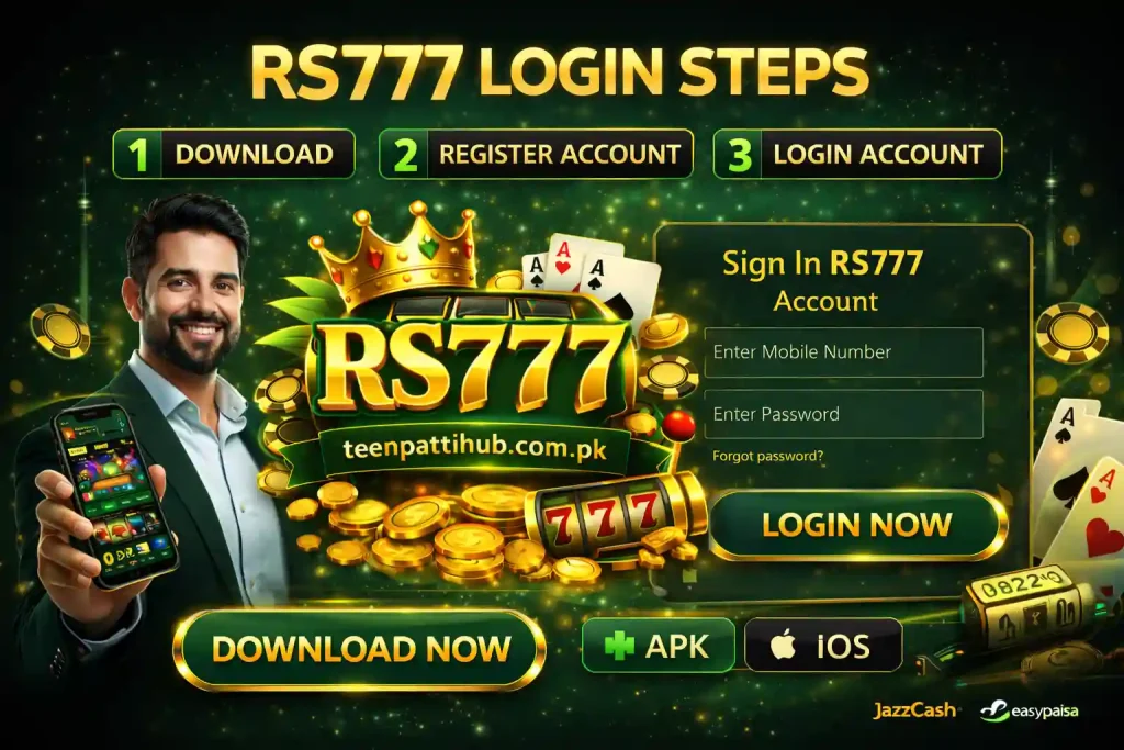 RS777 Game Download APK Latest Version 2026 in Pakistan